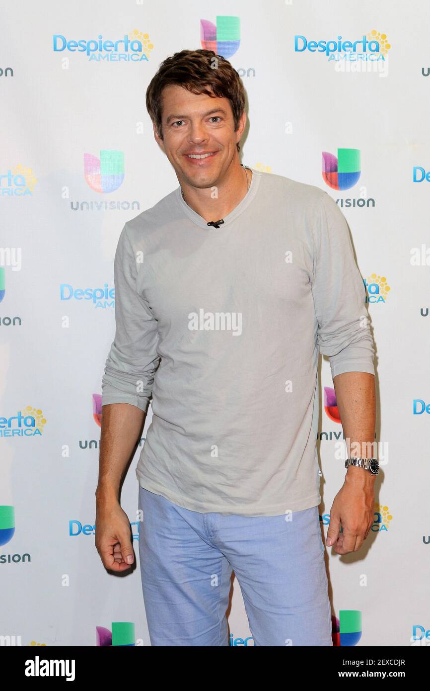 MIAMI, FL - OCT 13: Jason Blum is seen on the set of 'Despierta America ...