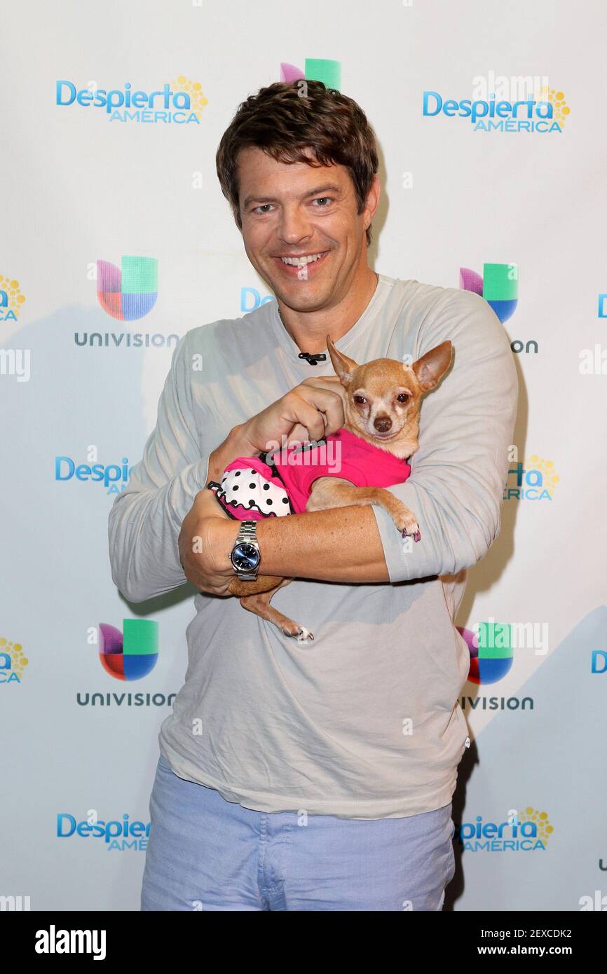MIAMI, FL - OCT 13: Jason Blum is seen on the set of 'Despierta America ...