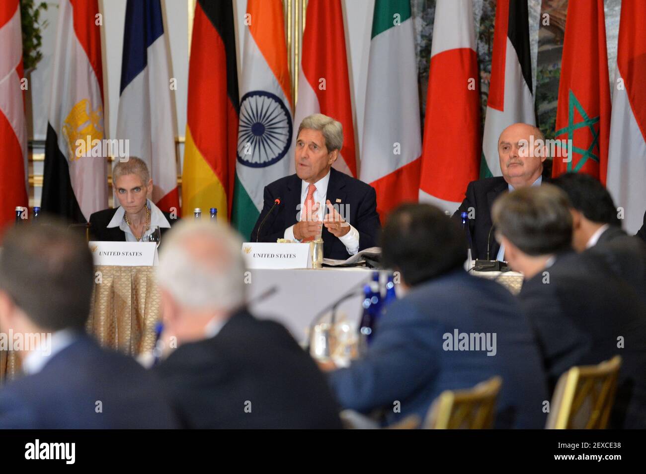 U.S. Secretary of State John Kerry delivers remarks at the Global ...
