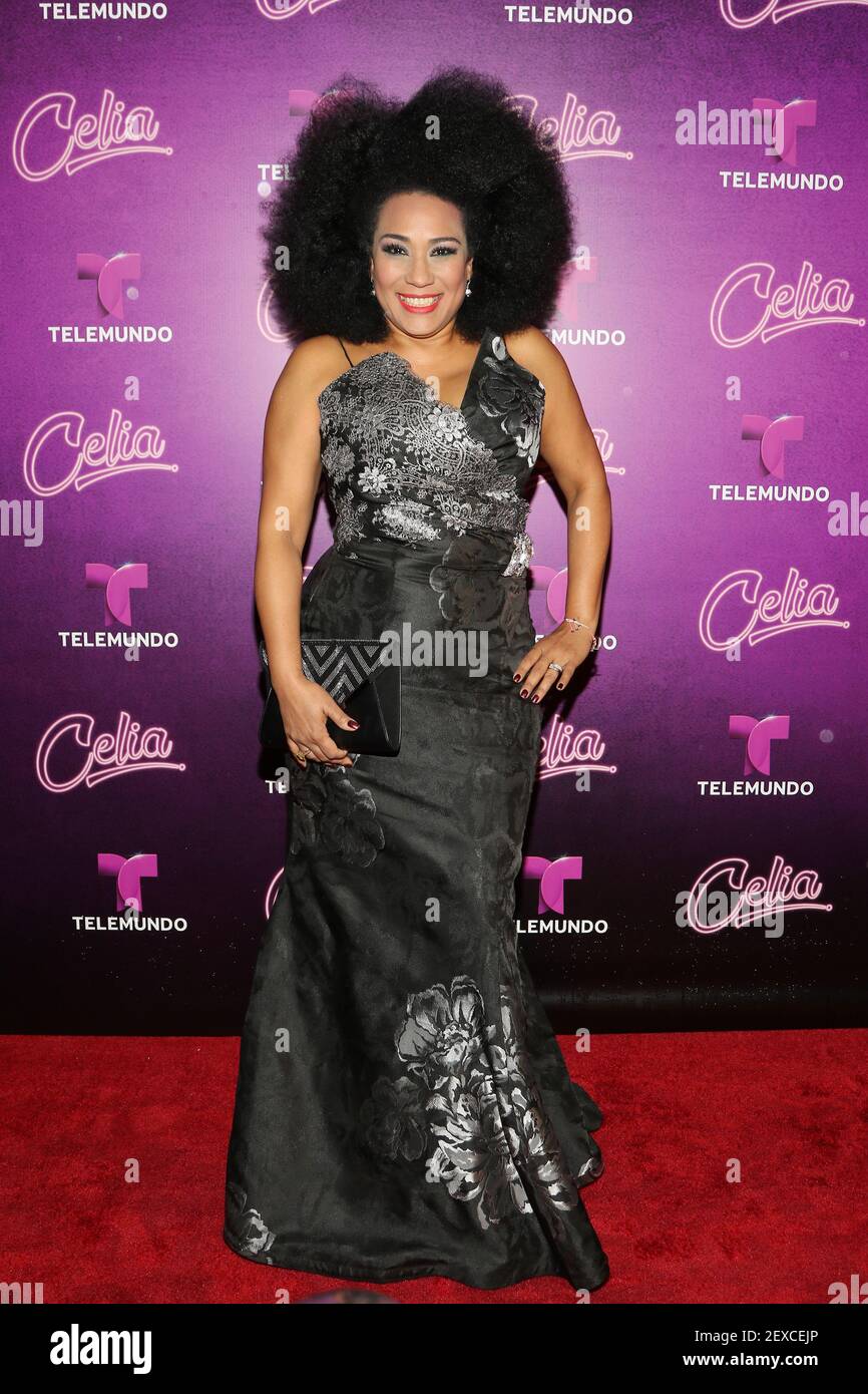MIAMI,Fl -Oct 13: Actress, singer Aimee Nuviola arrives at Telemundo's ...