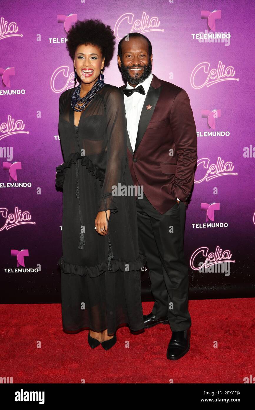 MIAMI,Fl -Oct 13: Actress singer Jeimy Osorio and Modesto Lacen arrive ...