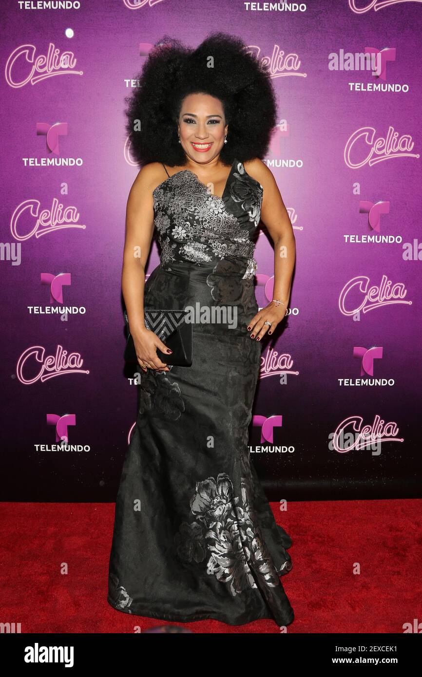 MIAMI,Fl -Oct 13: Actress, singer Aimee Nuviola arrives at Telemundo's ...