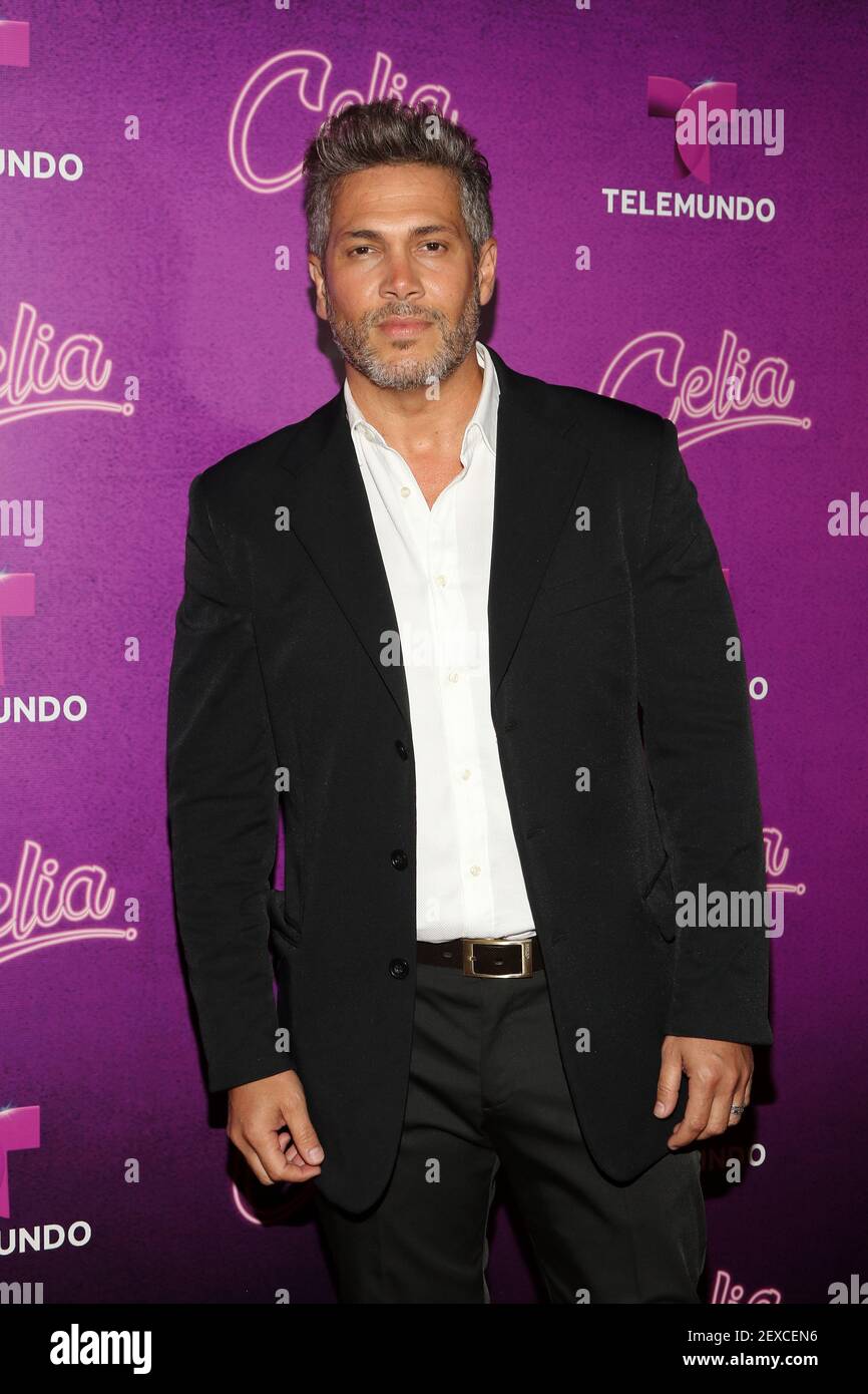 MIAMI,Fl -Oct 13: Actor Ariel Diaz arrives at Telemundo's Celia The ...