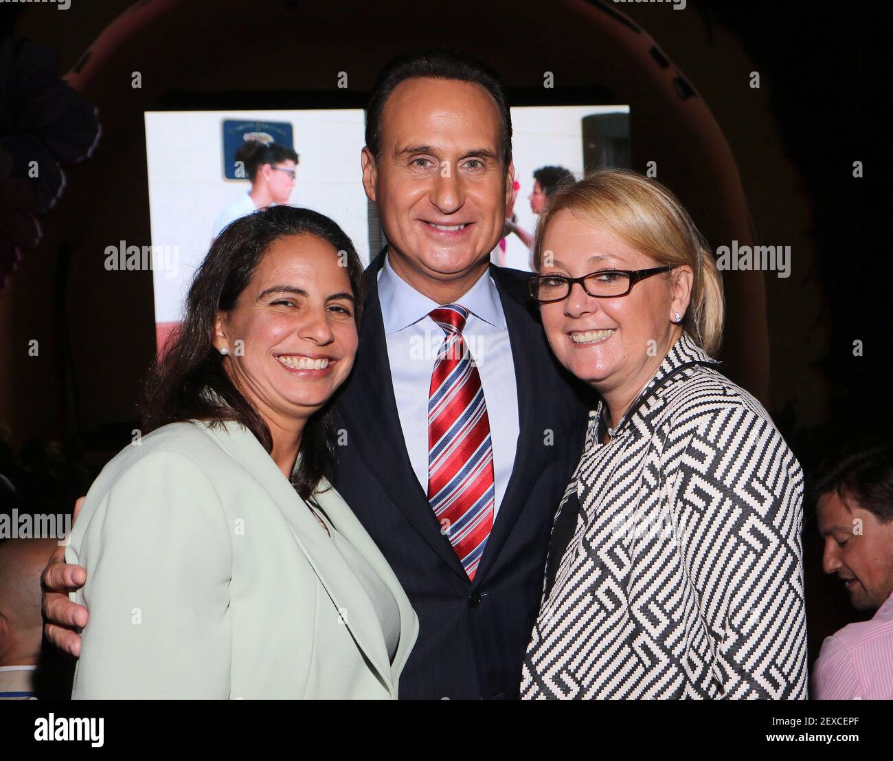 MIAMI,Fl -Oct 13: Lynn Carrilo, Jose Diaz Balart and Claudia Foghini ...