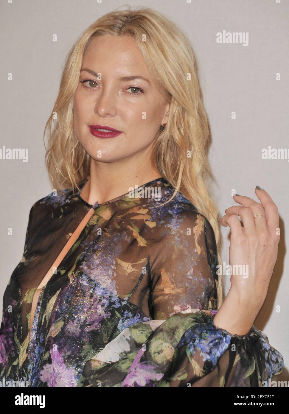 Kate Hudson arrives at the La Mer â€œCelebration of an Iconâ€ Global ...