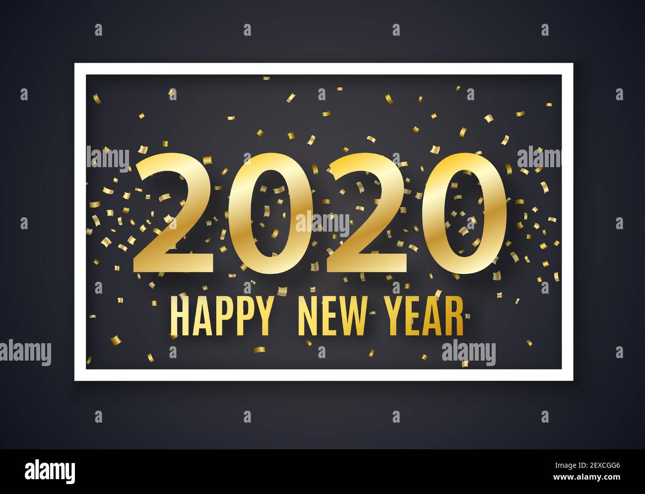 2020 new year winter Stock Vector Images - Alamy