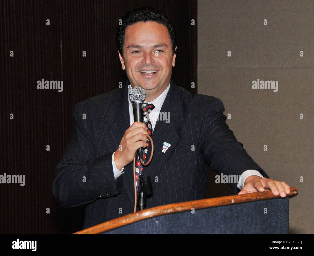 Mayor of Carson Albert Robles at the Philippines vs. The World Press ...
