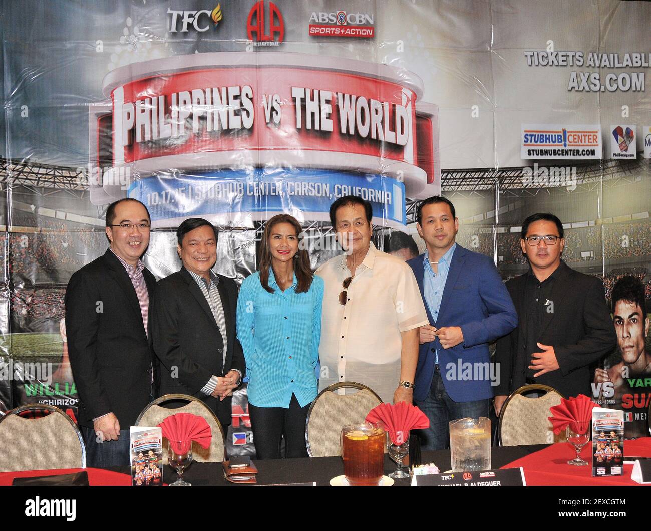 (L-R) Dino Laurena, Peter Musngi, Dyan Castillejo, Carson Mayor Pro Tam ...
