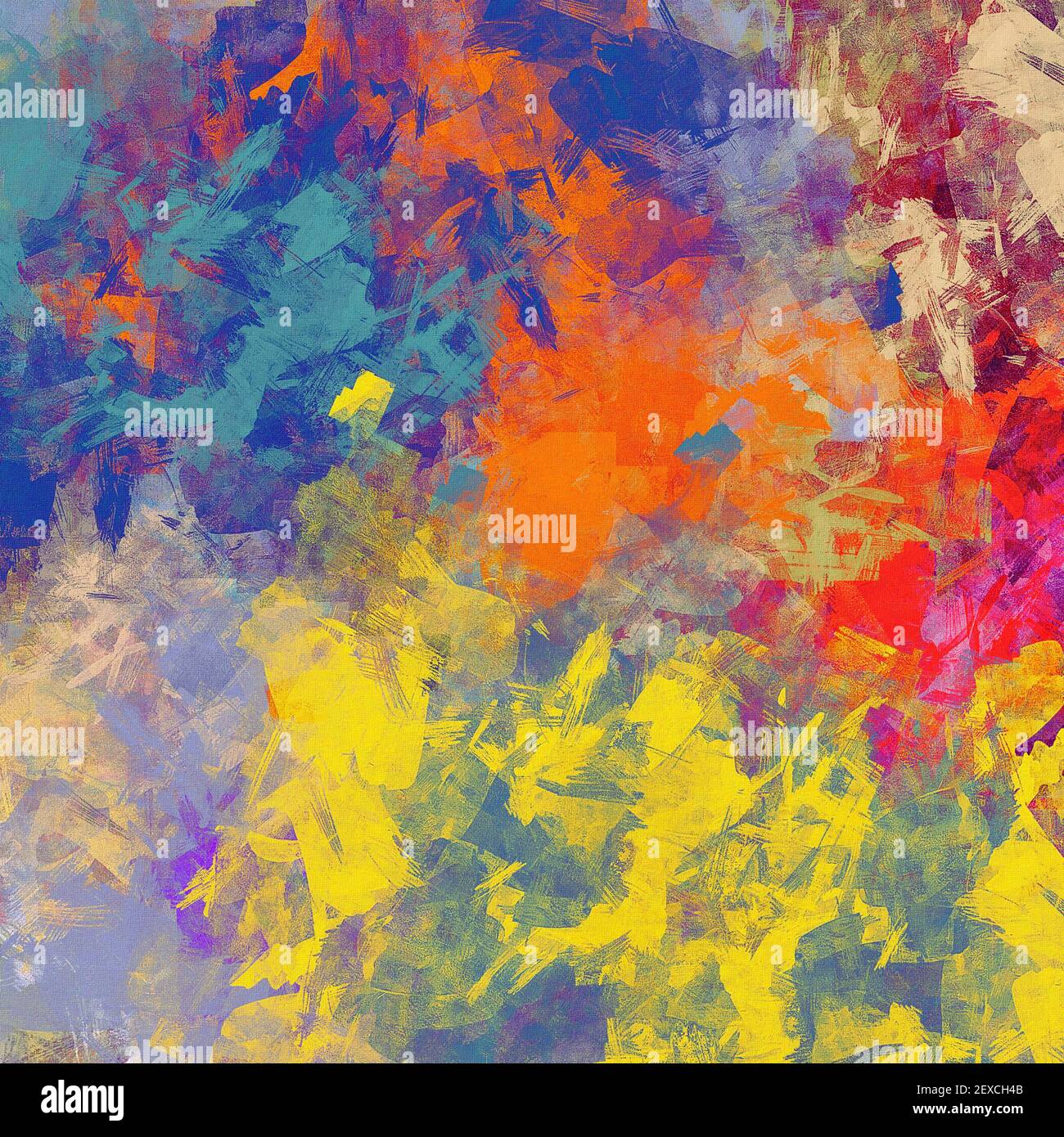 Watercolor, oil, grunge background Texture of strokes of colored paint ...