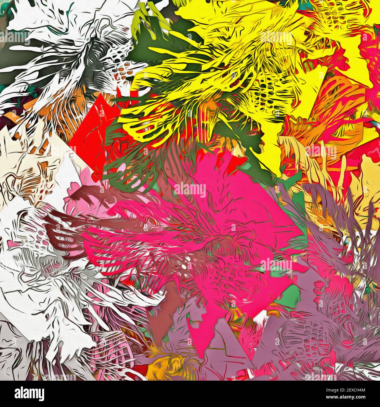 Watercolor, oil, grunge background Texture of strokes of colored paint ...