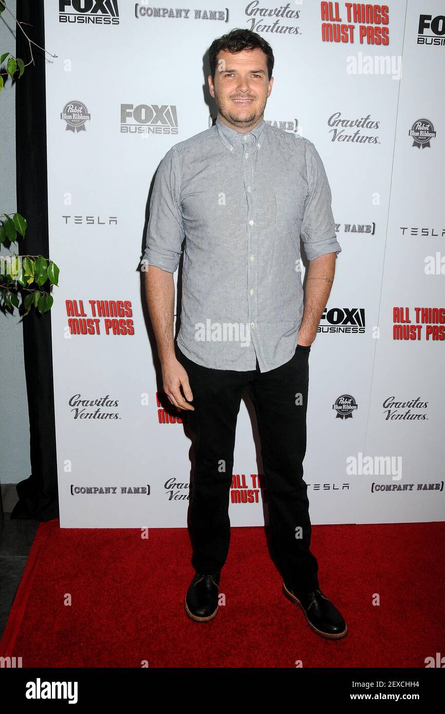 15 October 2015 - Los Angeles, California - Bridger Nielson. "All ...