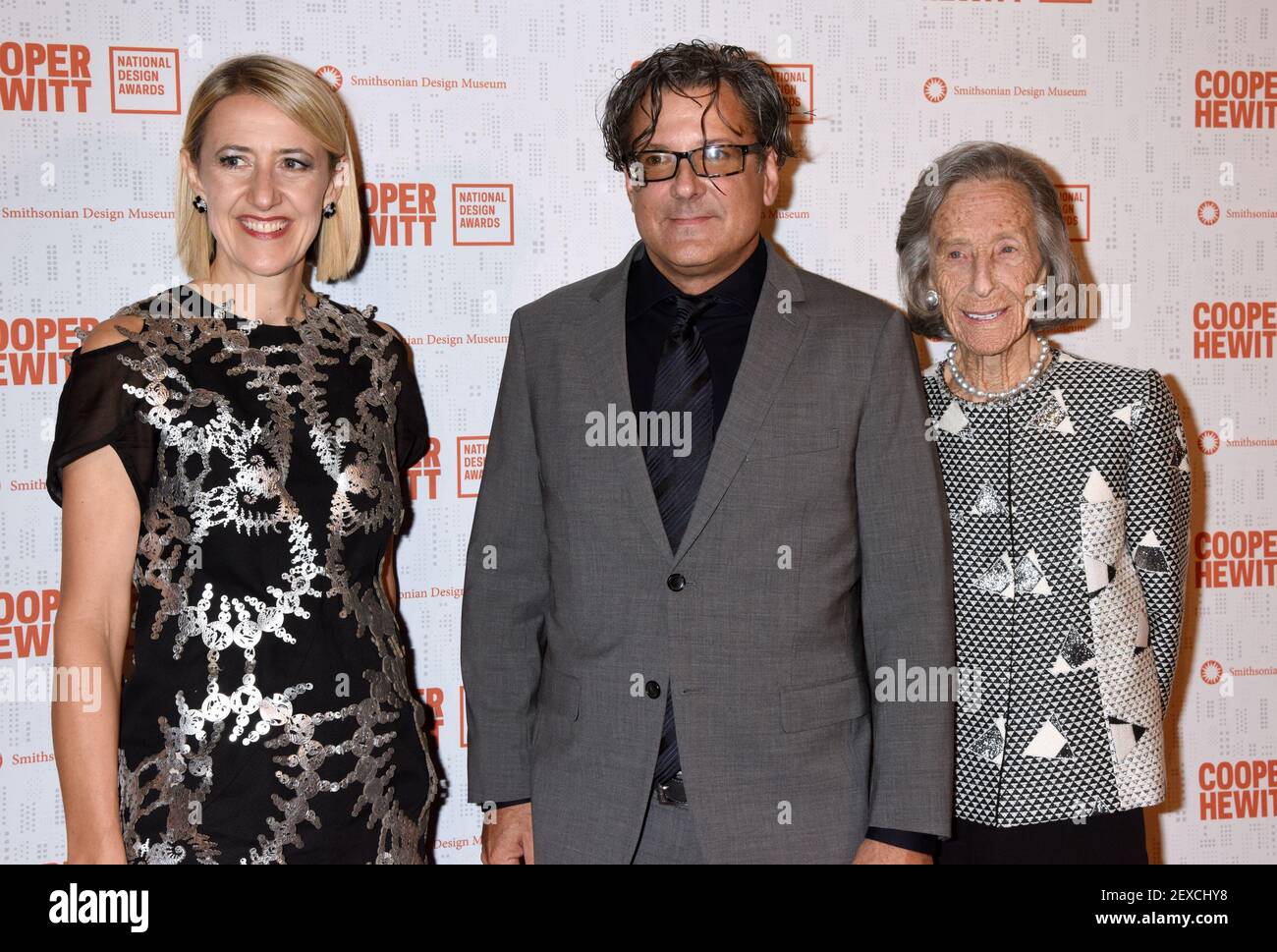 Barbara Mandela, Shane Cohen, Caroline Baumann attends the 2015 Cooper ...