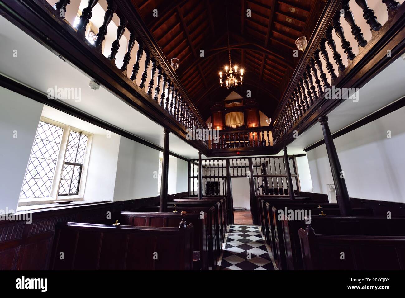 The chapel at Littlecote House in Wiltshire, England, pictured on ...