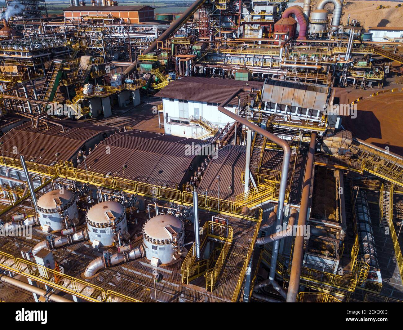 Biofuels production facility in Brazil Stock Photo - Alamy