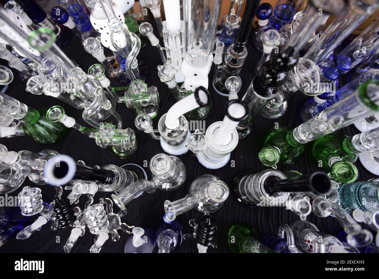 Bongs for sale at the Hempstalk festival in Tom McCall Waterfront Park ...