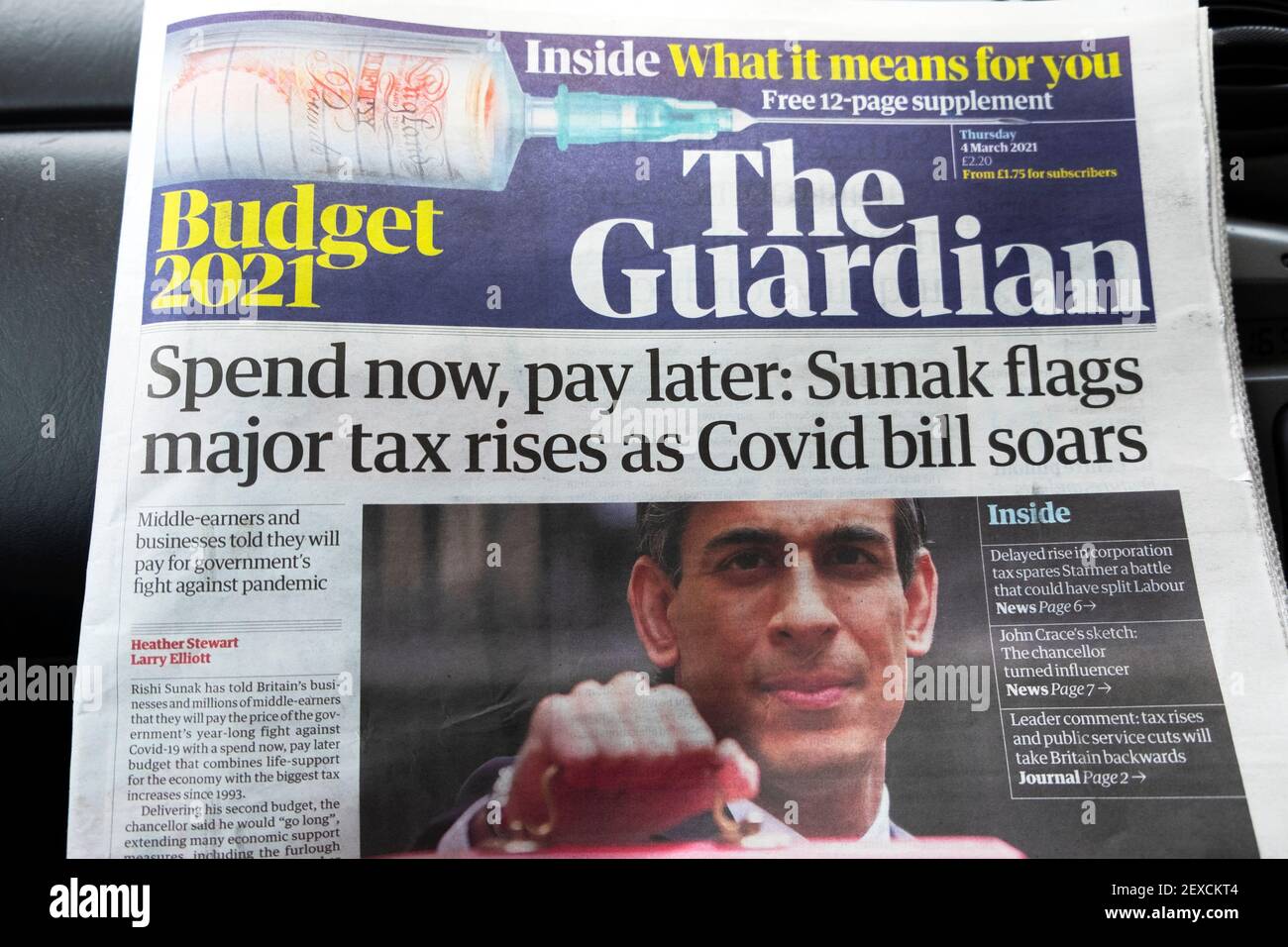 Rishi sunak budget hi-res stock photography and images - Alamy