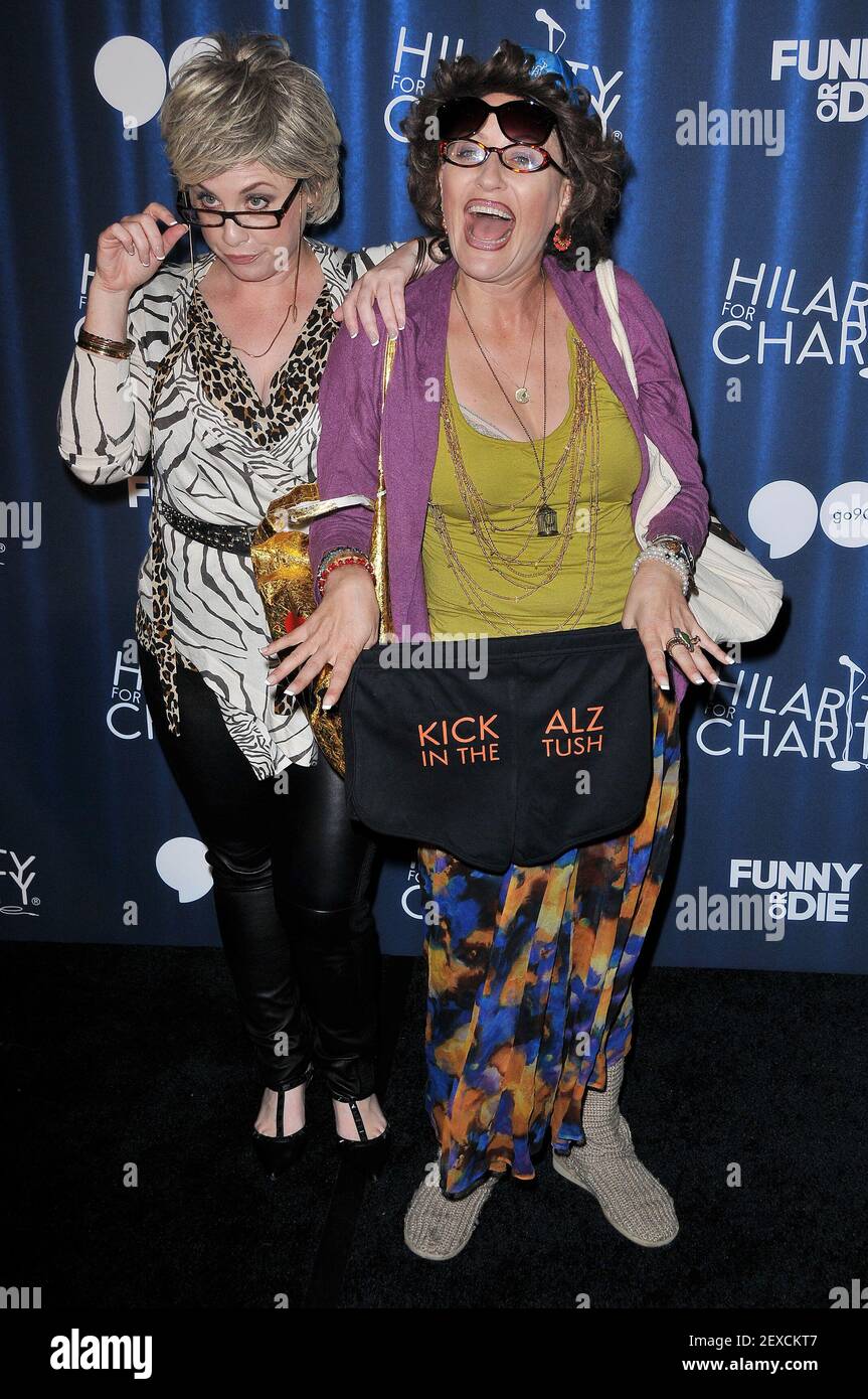 (L-R) Ronna Glickman and Beverly Kahn arrives at the Hilarity For ...