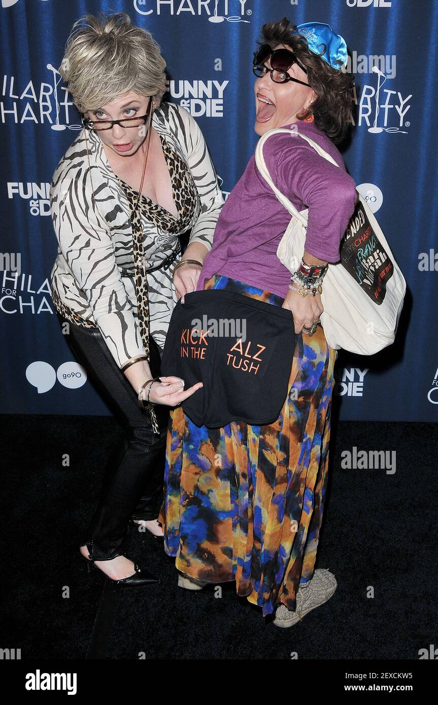 (L-R) Ronna Glickman and Beverly Kahn arrives at the Hilarity For ...