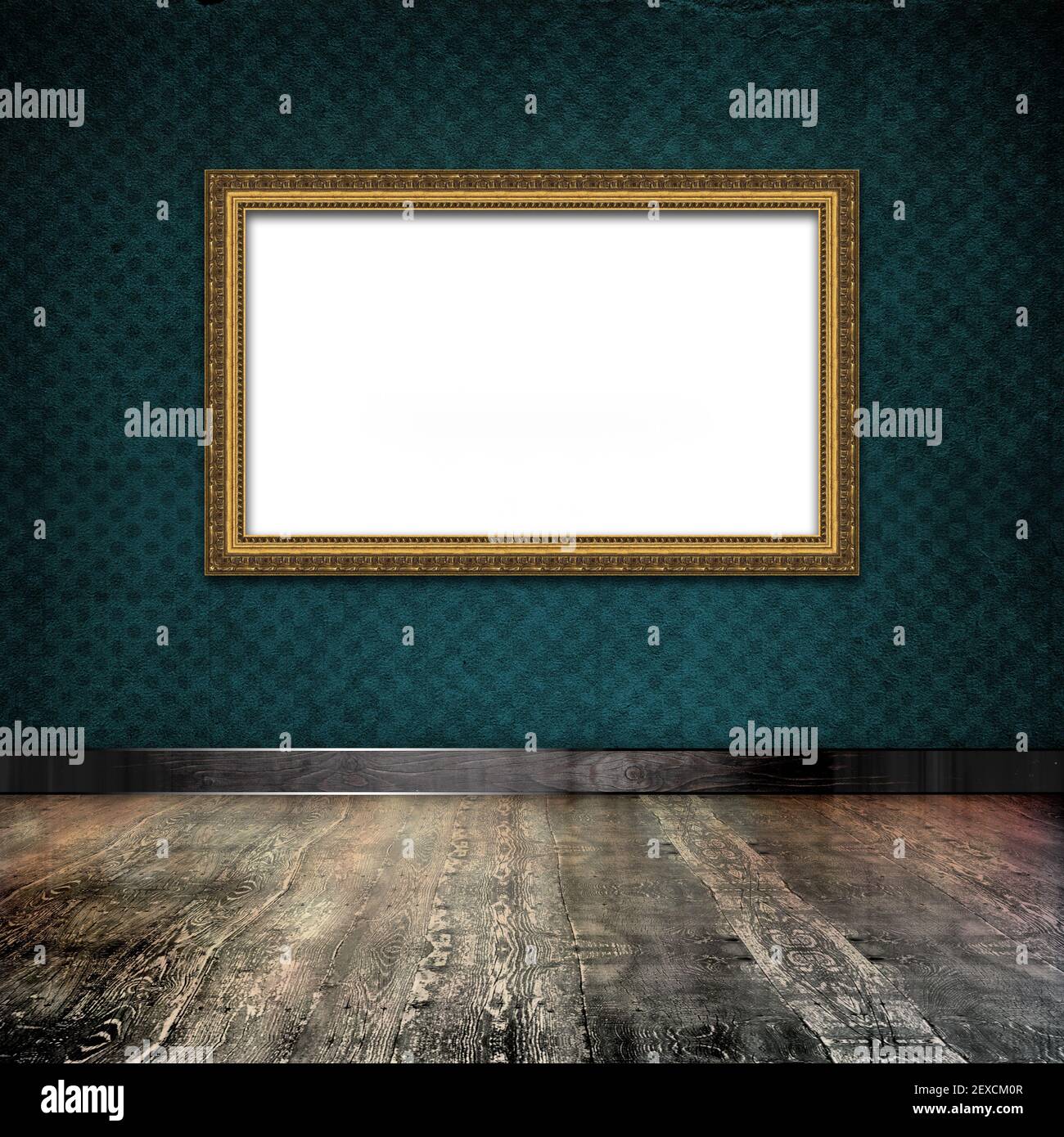 Retro grunge empty room Stock Photo - Alamy