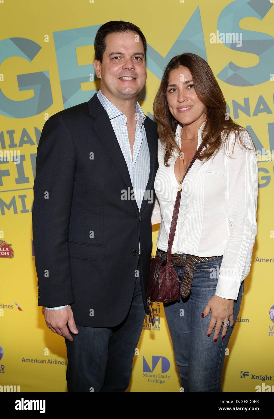 MIAMI,FL - OCTOBER 25: Miami Dade College Trustee Bernie Navarro and ...