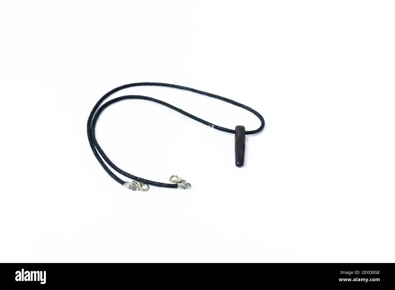 Ebony hand-made collar Stock Photo - Alamy