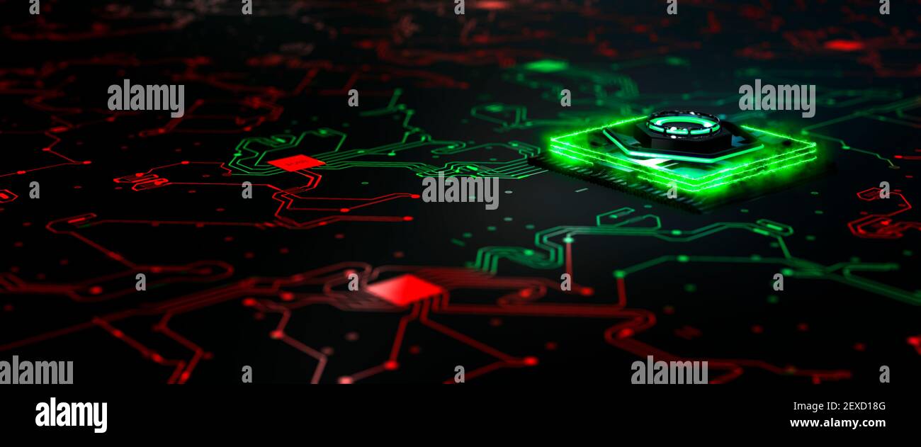 Anti virus software protecting a computer processor on a modern circuit ...