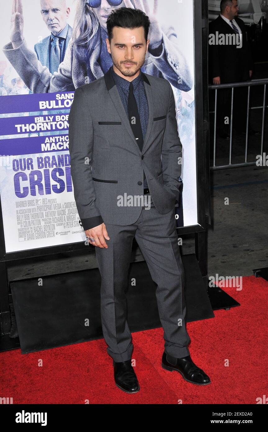 Michael Malarkey arrives at the "Our Brand Is Crisis" Los Angeles ...