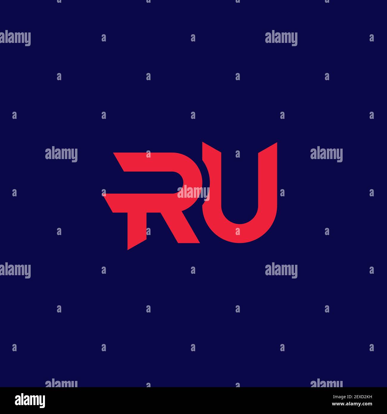 RU letters logo design, vector Stock Vector Image & Art - Alamy