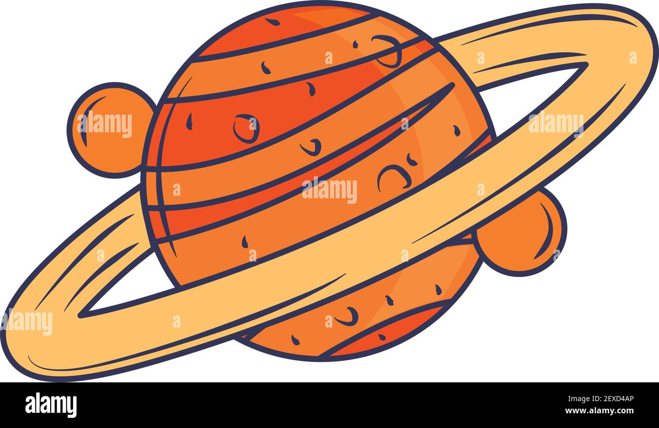 cute planet space galaxy cartoon Stock Vector Image & Art - Alamy