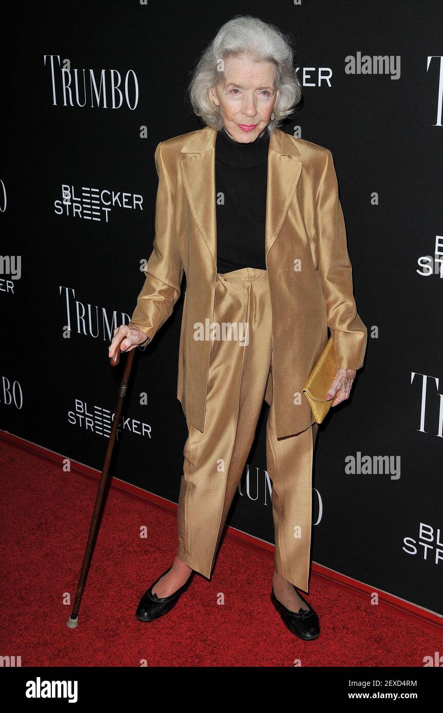 Marsha Hunt arrives at the "Trumbo" Los Angeles Premiere held at the ...