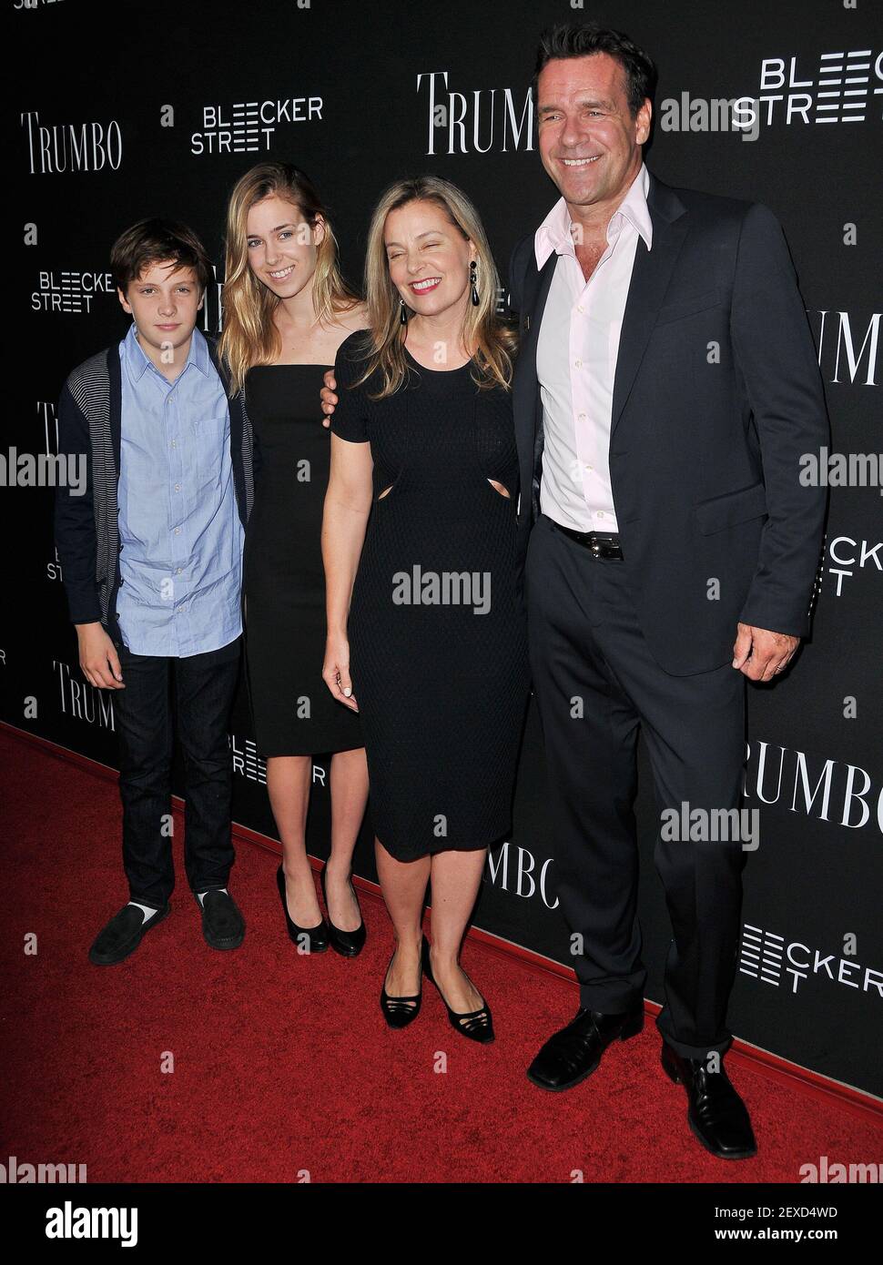 David James Elliott and Family arrives at the "Trumbo" Los Angeles ...