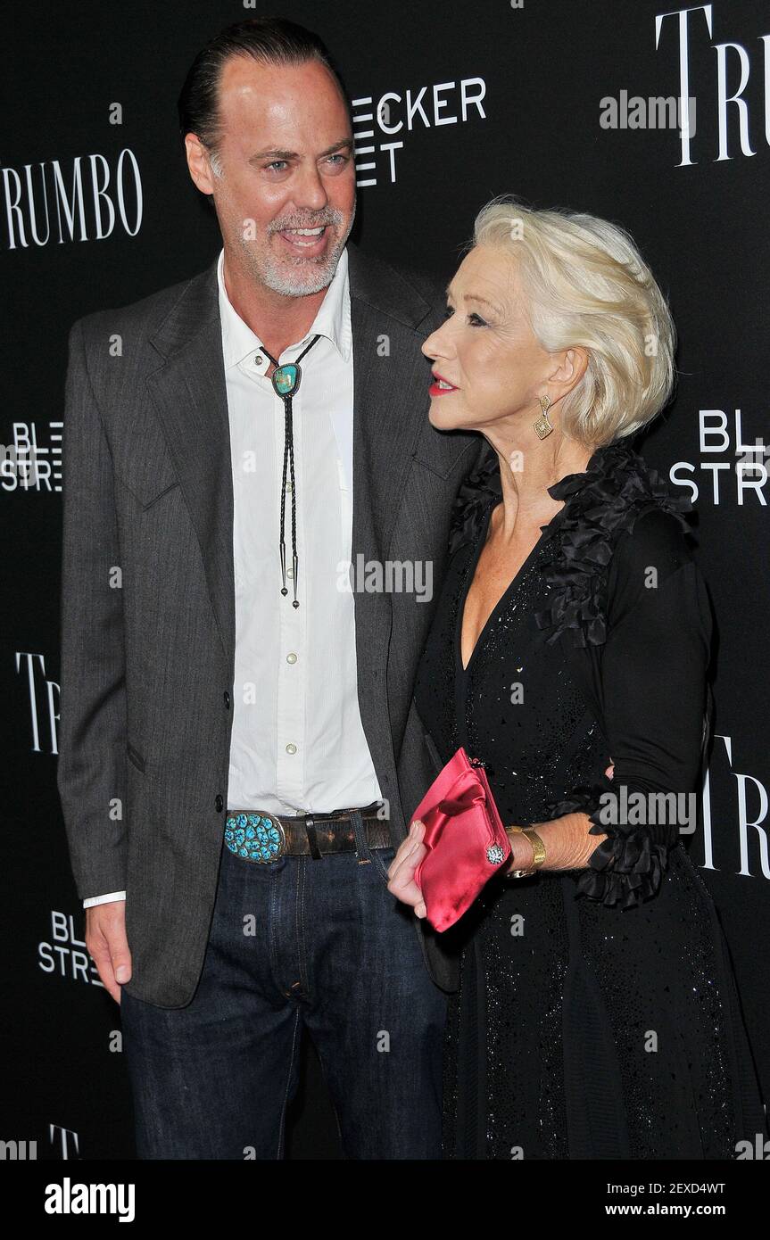 (L-R) Rio Hackford and Helen Mirren arrives at the "Trumbo" Los Angeles ...