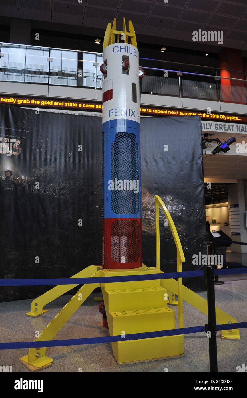 Washington, DC - October 27, 2015 - A replica of the FÃ©nix Capsule ...