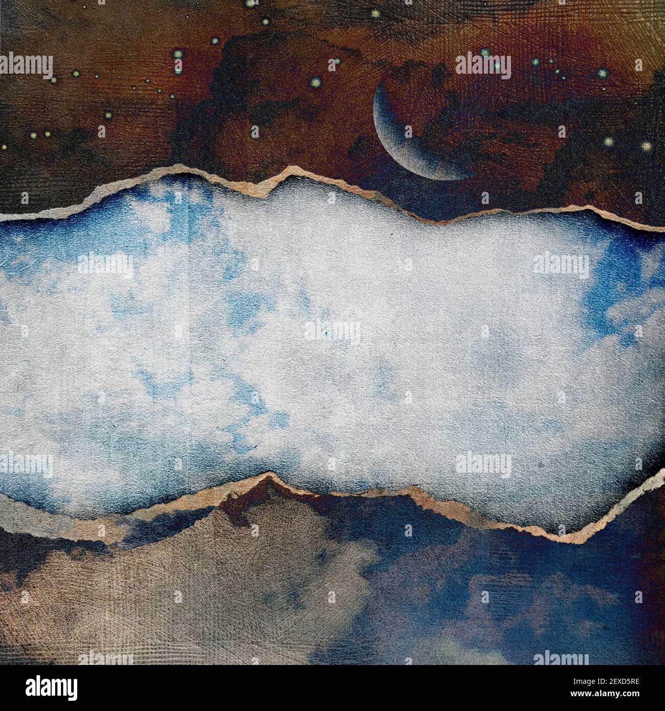 Grunge old paper decorative hi-res stock photography and images - Alamy