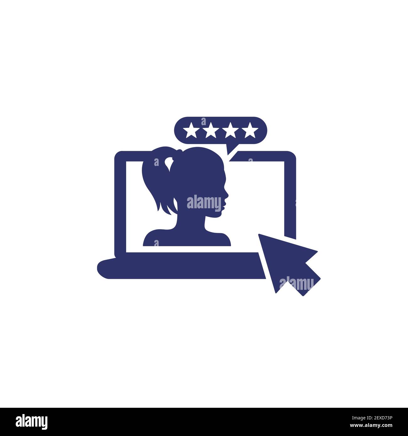 Experience customer testimonial icon Stock Vector Images - Alamy