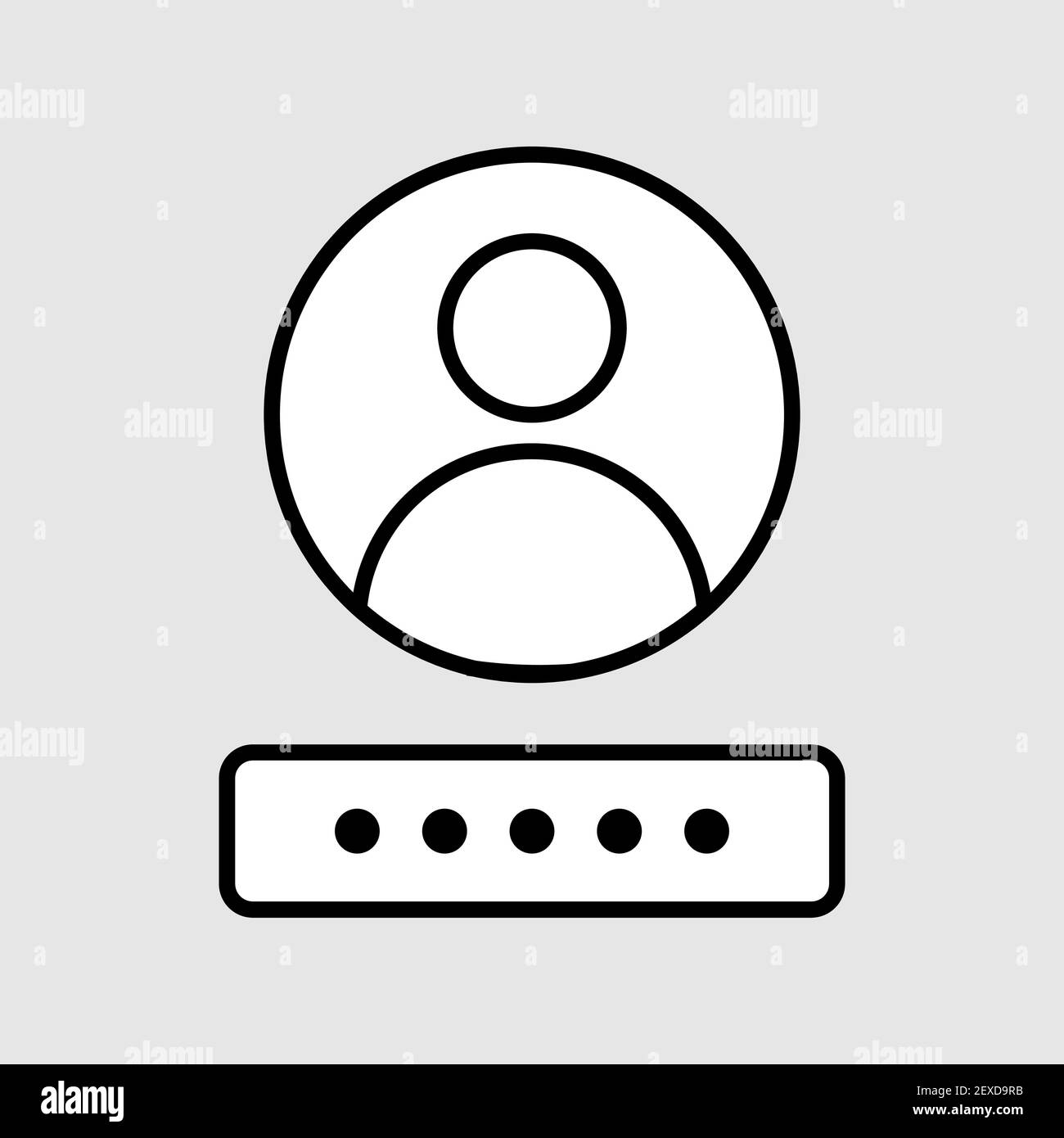 Man Icon vector. Simple flat symbol. Perfect Black pictogram ...