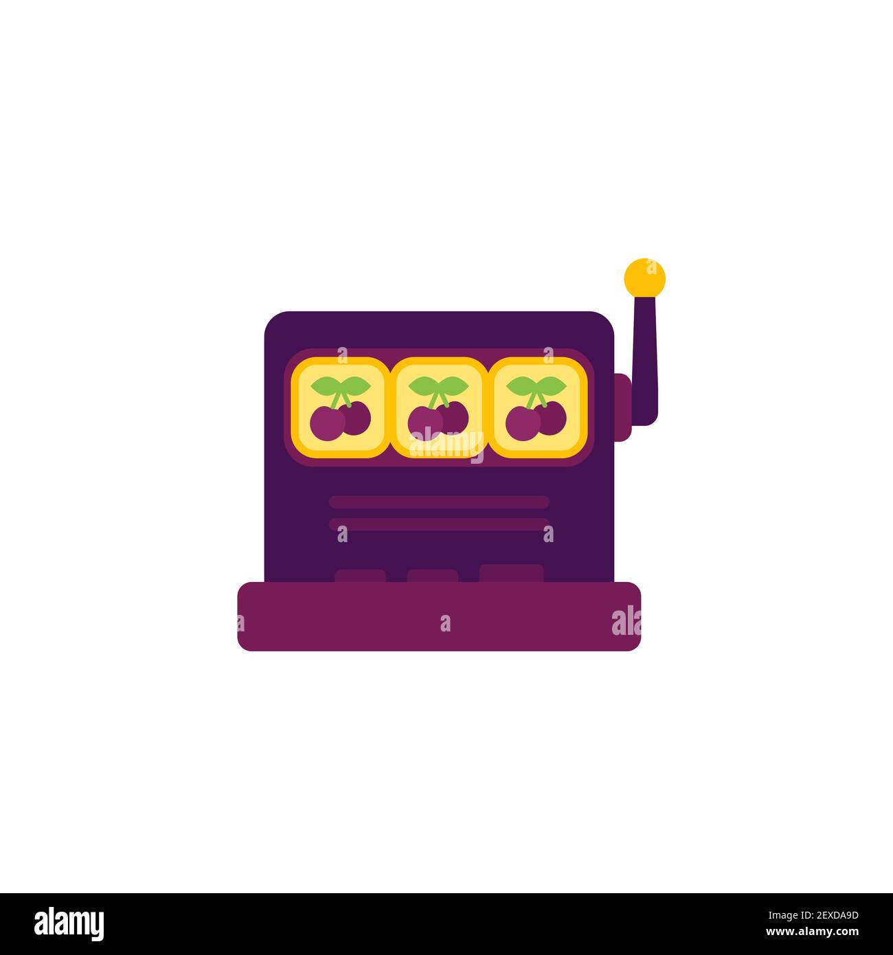 Slot machine jackpot illustration Cut Out Stock Images & Pictures - Alamy