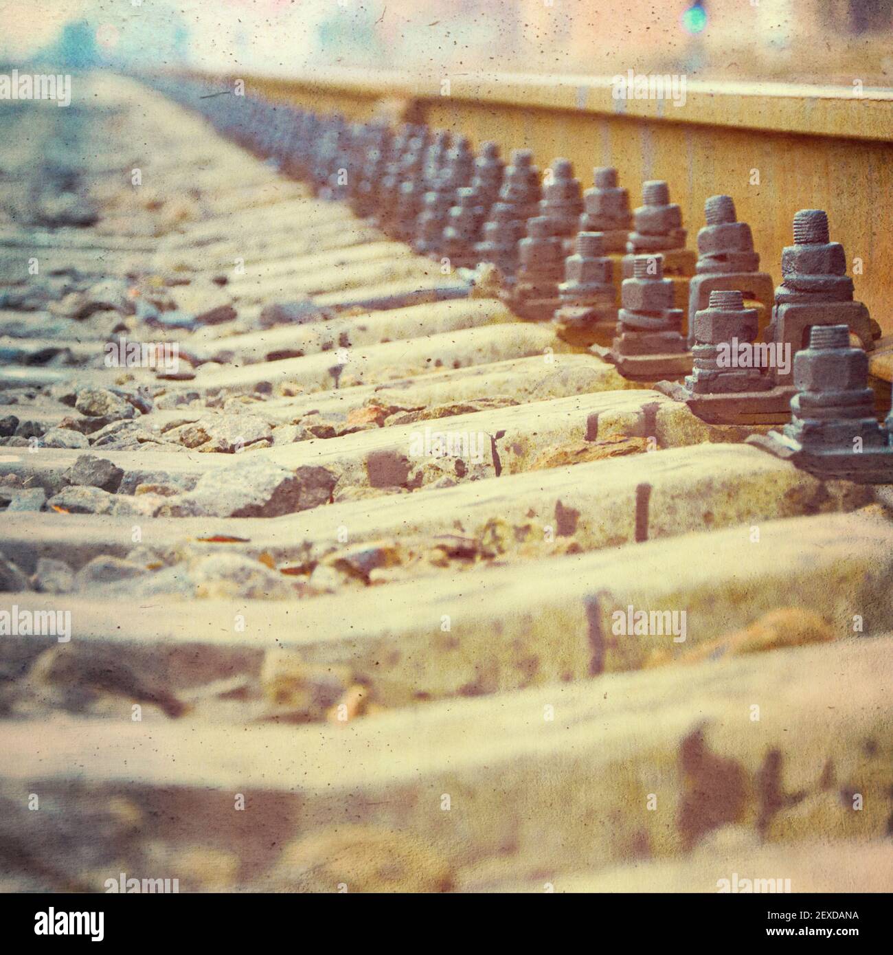 Vintage railway style poster hi-res stock photography and images - Alamy