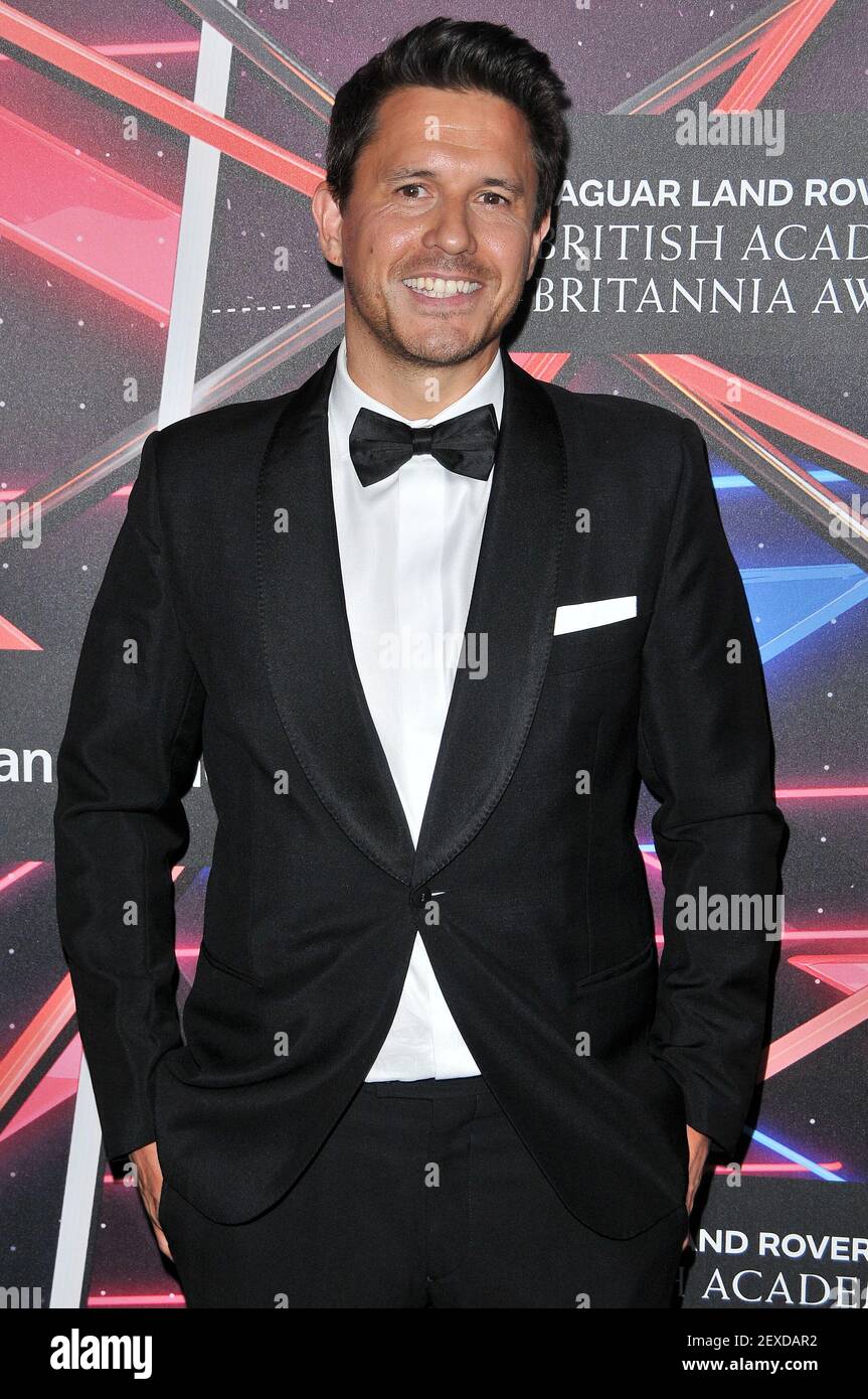 Jeremy Edwards arrives at the 2015 Jaguar Land Rover British Academy ...