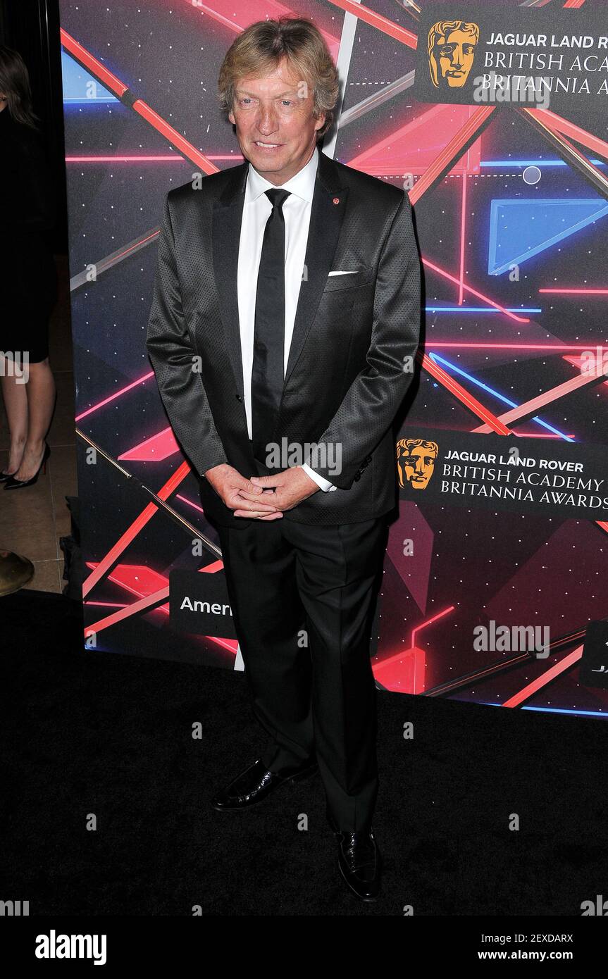 Nigel Lythgoe arrives at the 2015 Jaguar Land Rover British Academy ...