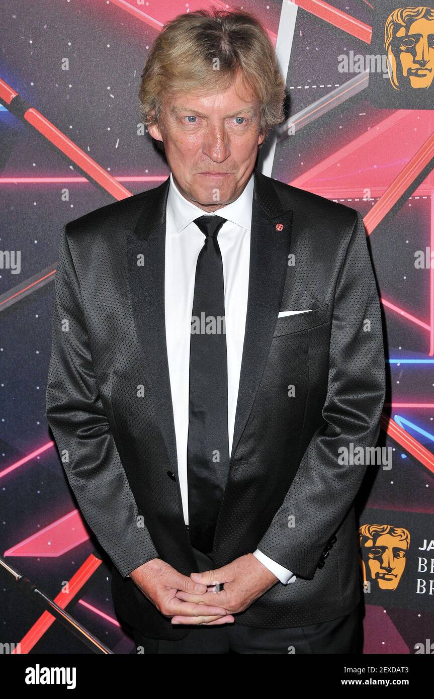 Nigel Lythgoe arrives at the 2015 Jaguar Land Rover British Academy ...