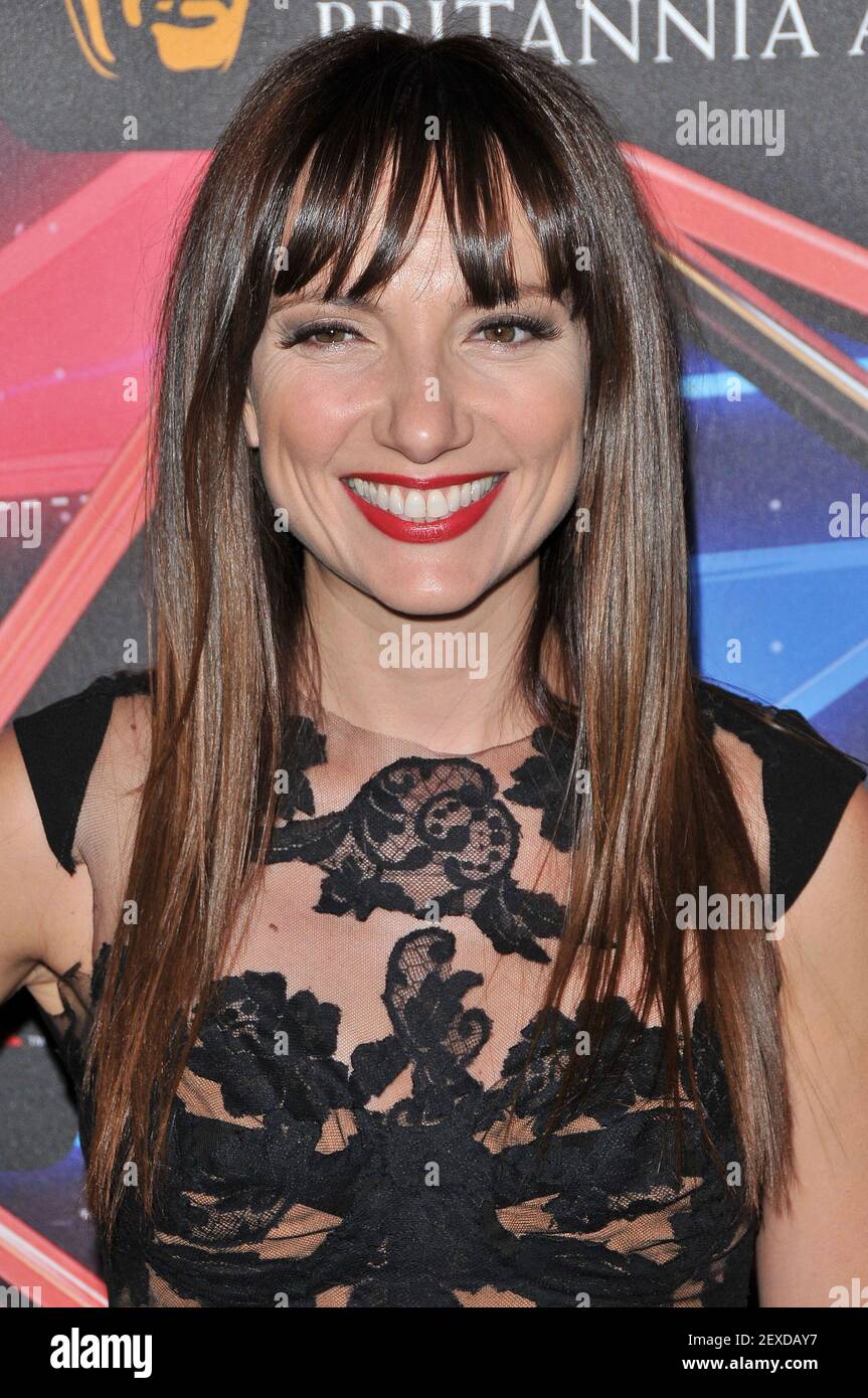 Leila Birch arrives at the 2015 Jaguar Land Rover British Academy ...