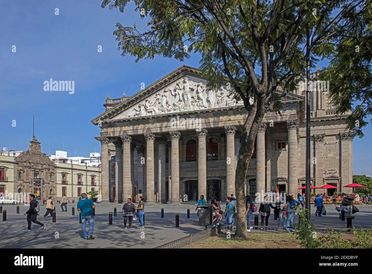 Teatro Degollado / Degollado Theater, neoclassical Mexican theatre at ...