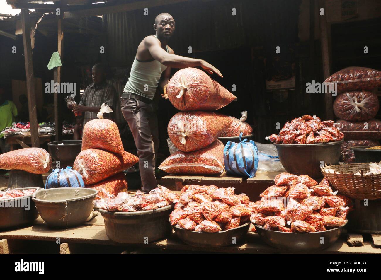 Mile 12 market lagos nigeria hi-res stock photography and images - Alamy