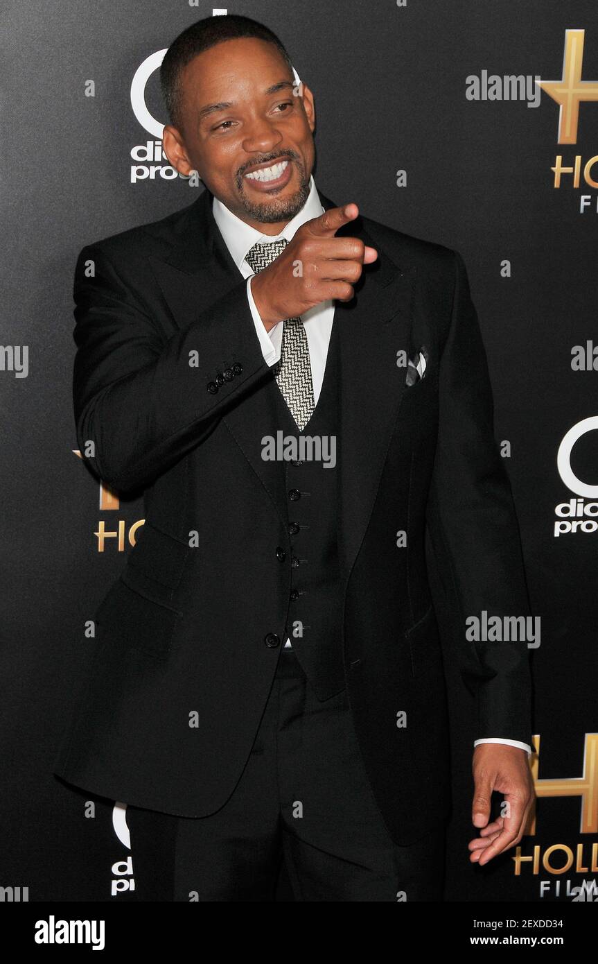 Will Smith arrives at the 19th Annual Hollywood Film Awards held at the ...