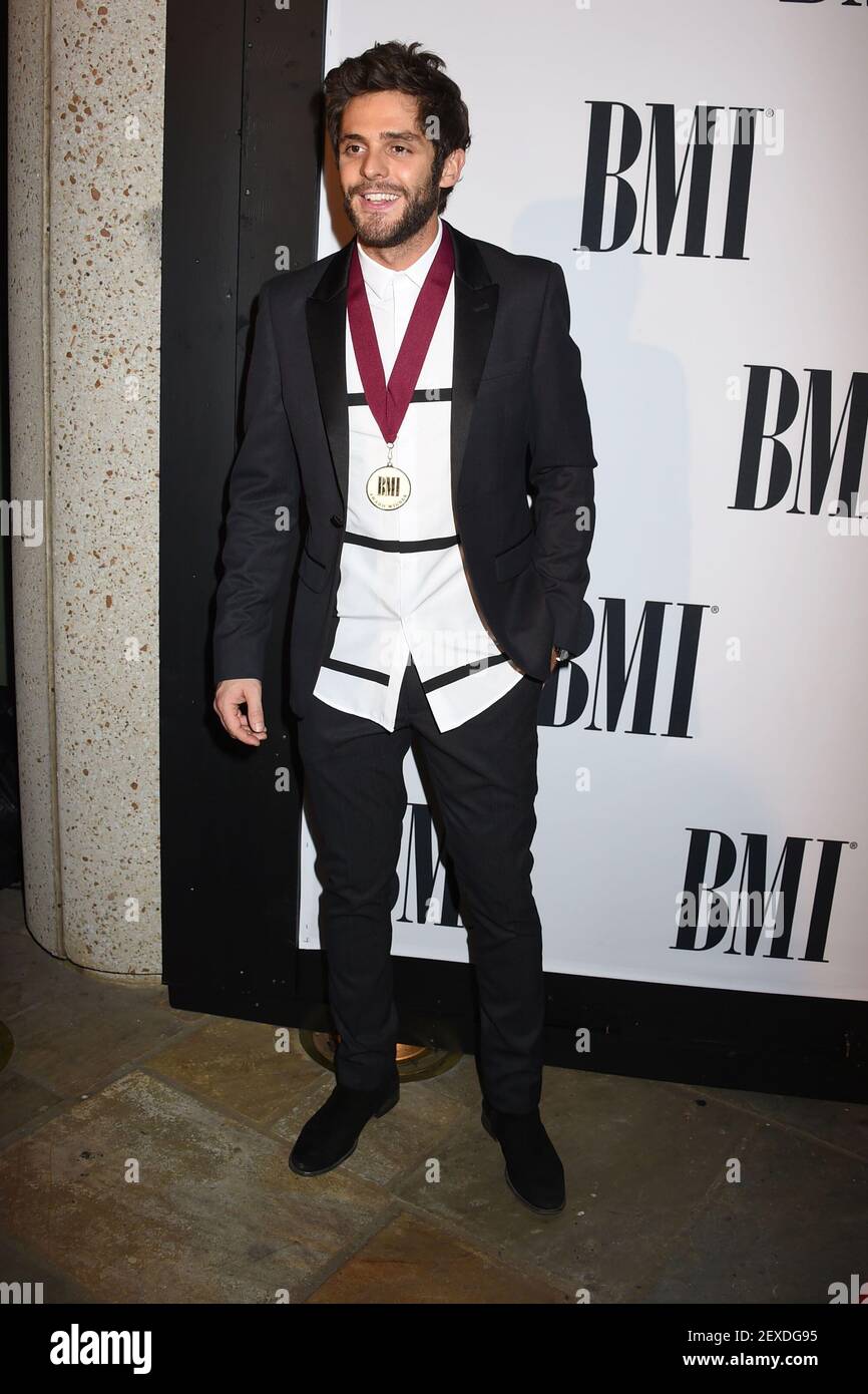 03 November 2015 - Nashville, Tennessee - Thomas Rhett. 63rd Annual BMI ...