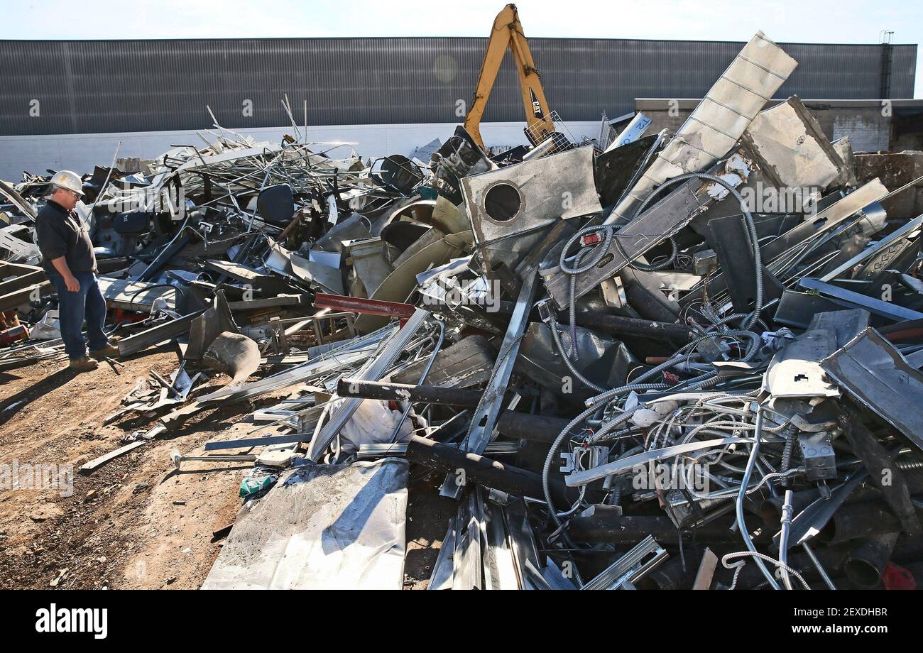 David Cauble, vice president of Cimco Recycling in Milwaukee, says the ...