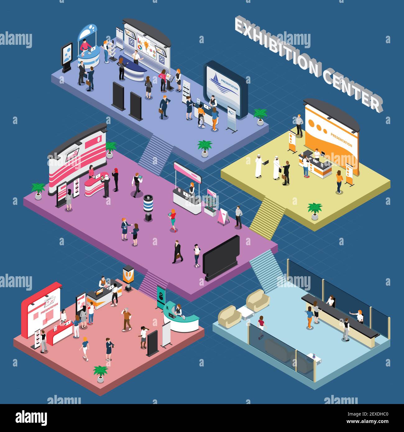 Exhibition booth layout hi-res stock photography and images - Alamy