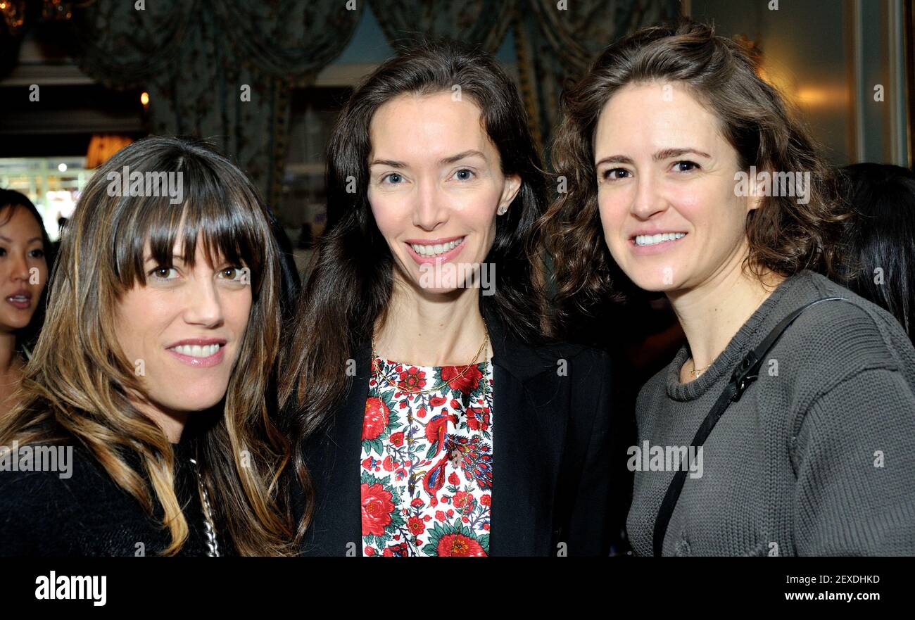 L-R: Amri Kibbler, Olivia Chantecaille and Nadine Abramcyk attend ...