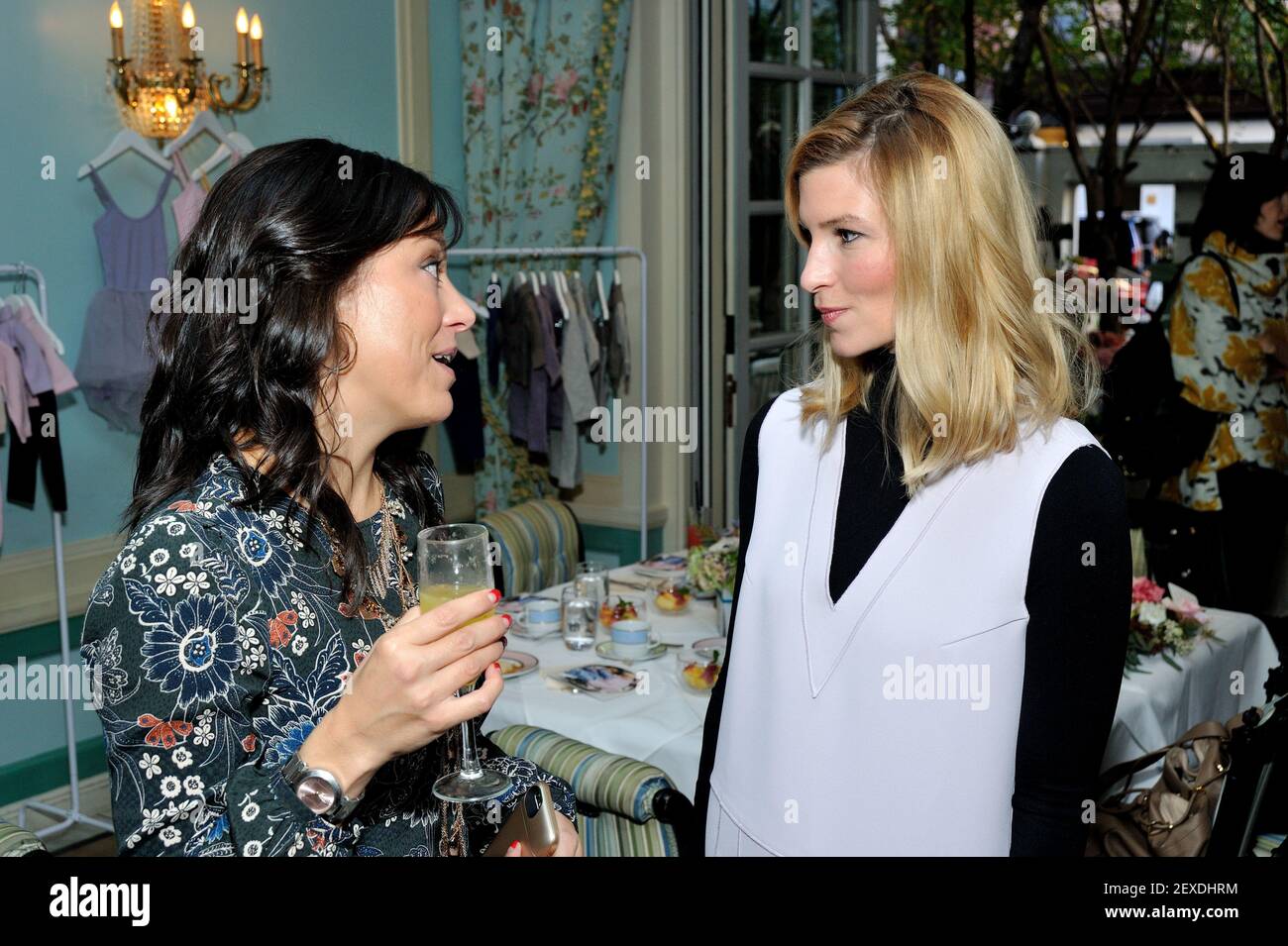 L-R: Annie Ehrmann and Morgan Hutchinson attend Monica and Andy in New ...